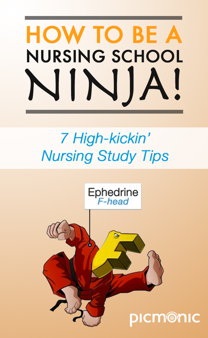 Nursing Study Tips: How to Be a Nursing School Ninja