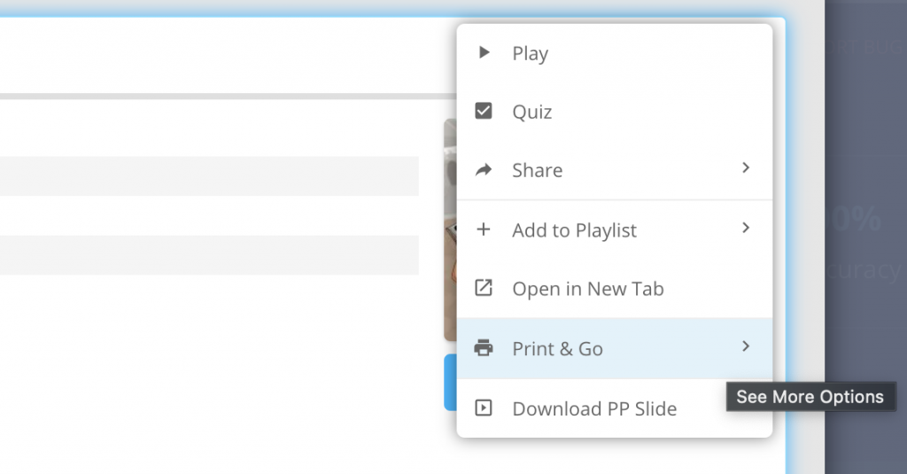 Print & Go: Print any Picmonic and Take it With you Anywhere